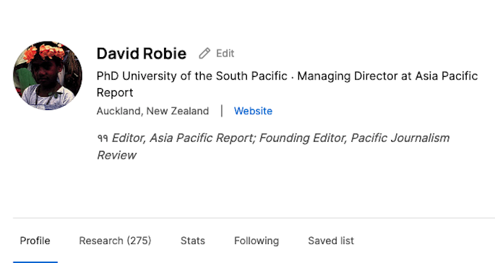 David Robie on ResearchGate - Café Pacific | David Robie